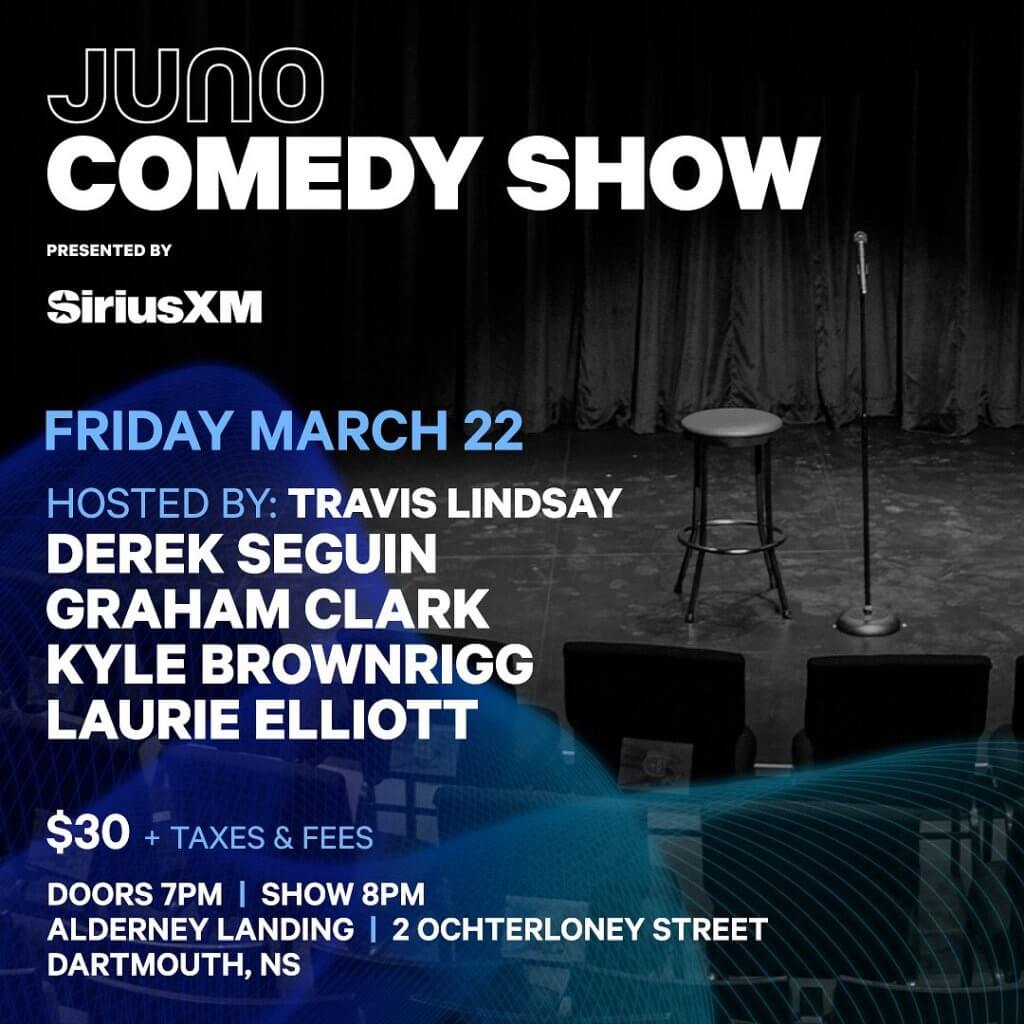 Junos Comedy show – Derek Seguin