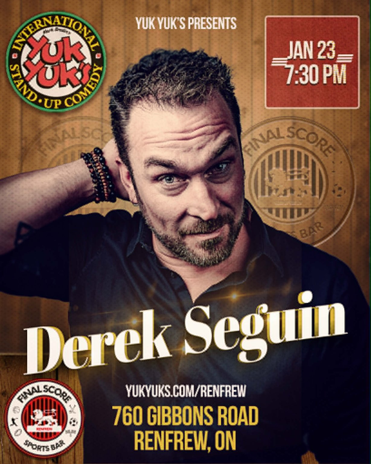 Live in Renfrew – Derek Seguin